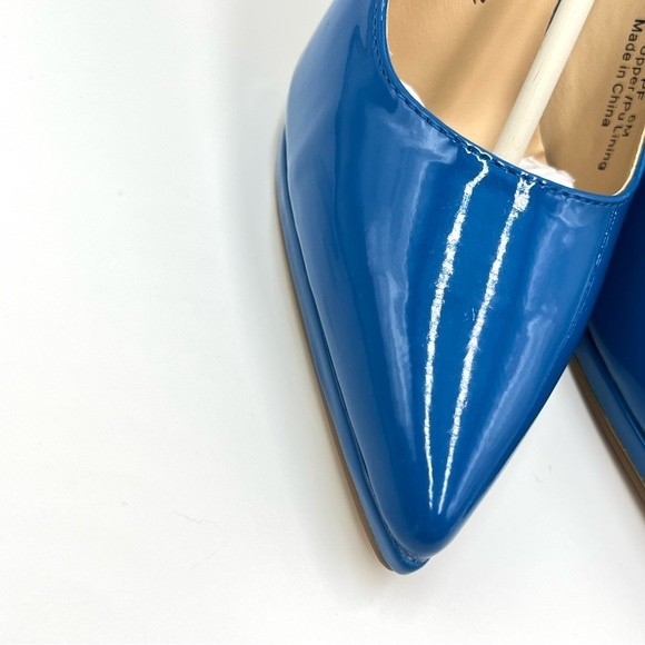 Penny Loves Kenny | Shoes | Penny Loves Kenny Womens Opus Pf Blue Patent Faux Vegan Leather ...